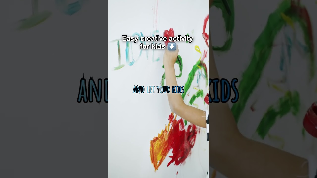 Need an easy, mess-free creative activity for your kids at home? #screenfreeactivities