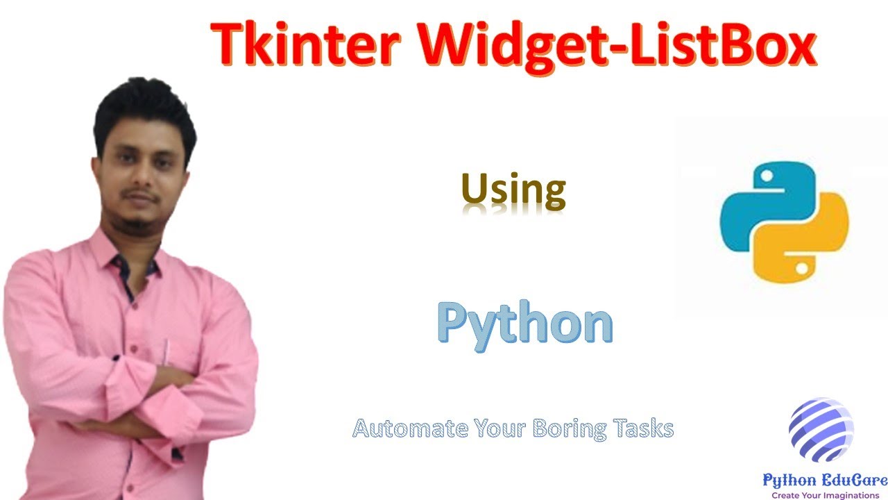 Creating a List Box in Tkinter Widget || Python