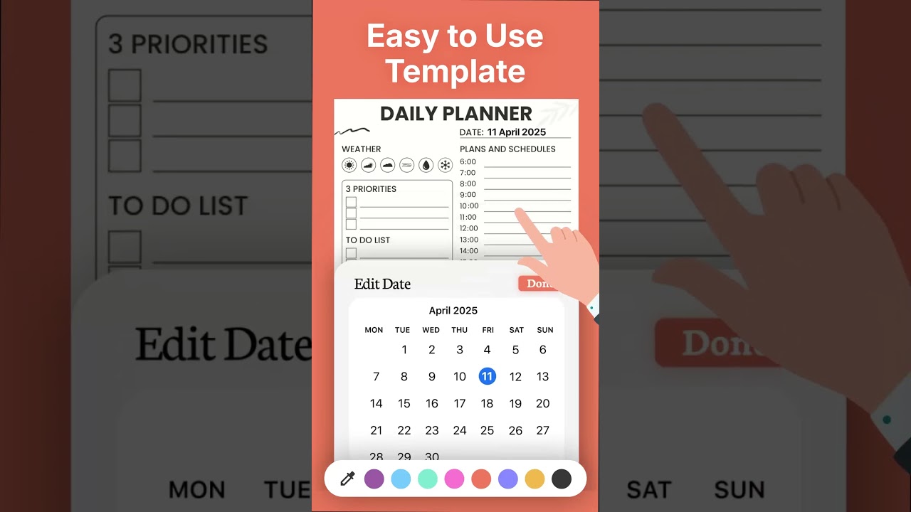 Best Daily Planner App for Staying Organized 🗓️ | Plan Your Day in Minutes! | Download Now