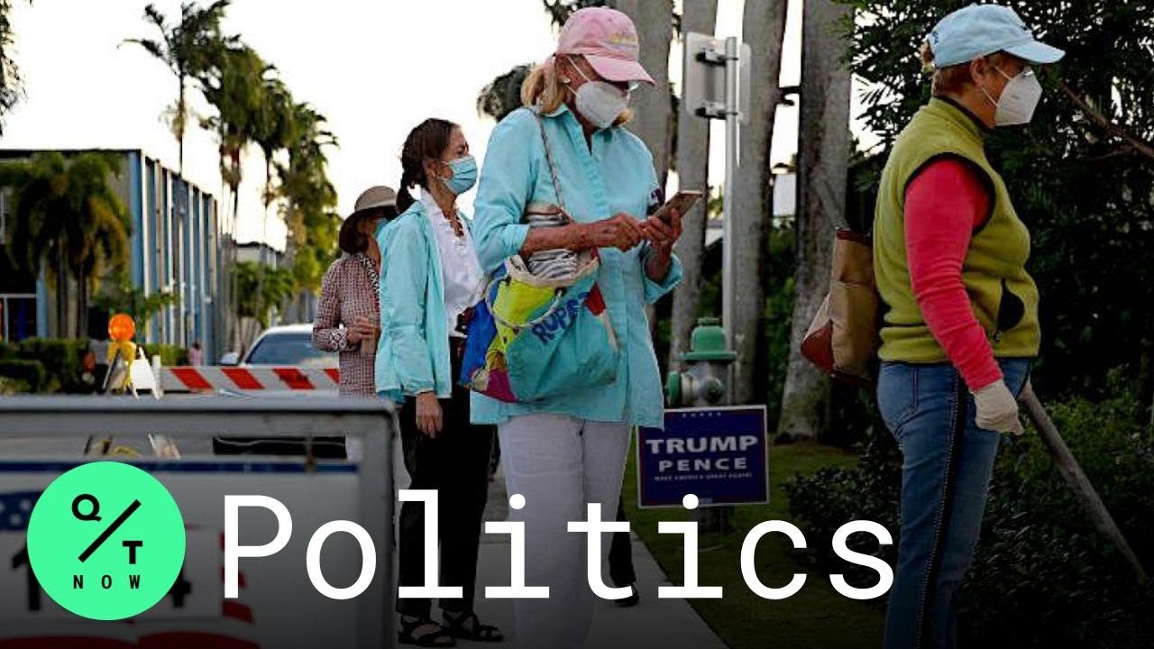 American Voters Line Up at Polling Stations Across the U.S. on Election Day