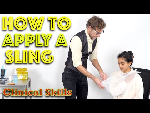 How To Apply An Arm Sling The Right Way! First Aid Clinical Skills - Dr Gill
