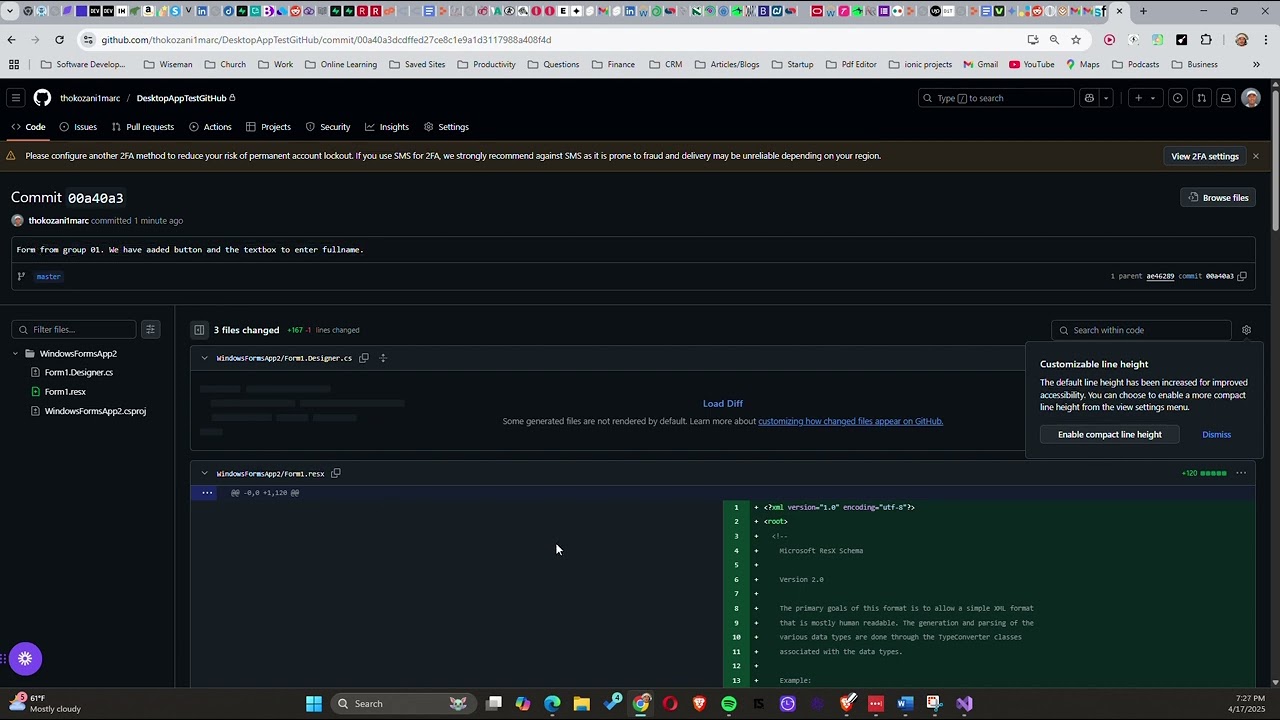 Github with C# VS code 2022 for beginners