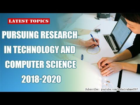 Latest Topics for Research in Computer science (Ph.D./Masters)