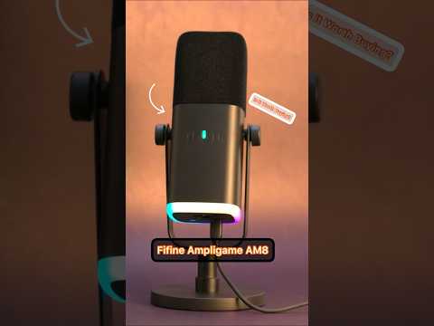 Fifine AM8 Led Mic |Gaming Set Up Upgrade Pt 5 #fifine #shorts
