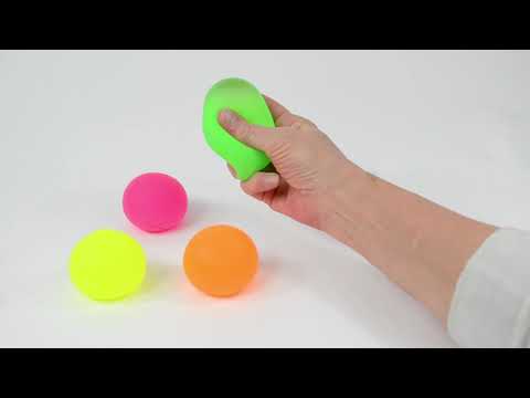 46100 - Stretch-O Ball, Maltosebälle sortiert in 4 Farben, 60mm, 12 im Display