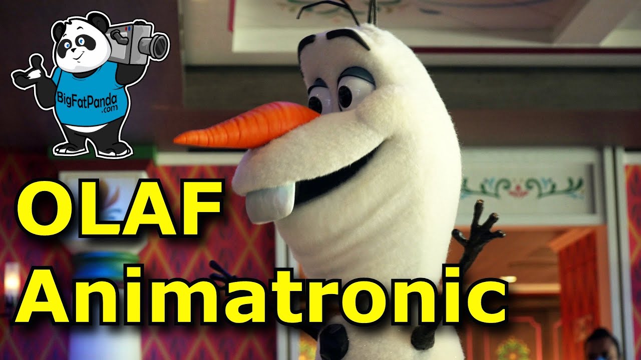 MyDisneyFix | Frozen on The Disney Wish - Olaf Animatronic with ...