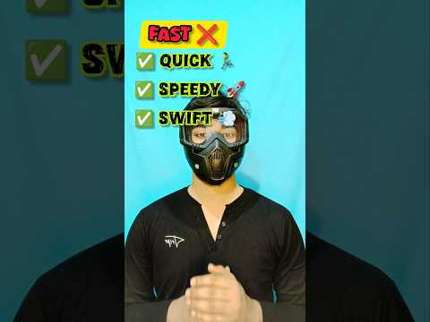 π¨ 8 Powerful Synonyms for βFastβ β Improve Your Vocabulary!