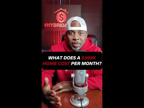 How Much Does A 300K Home Cost Per Month?