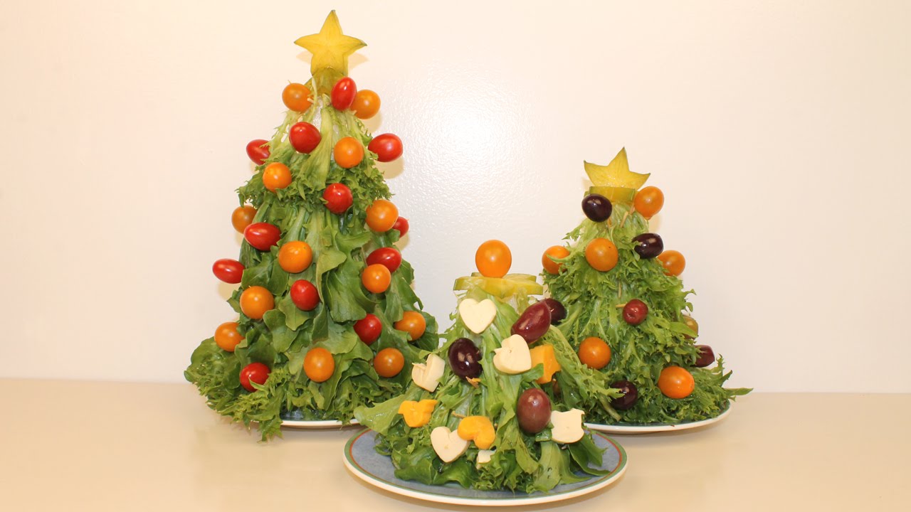 Easy Christmas Appetizers Tree DIY