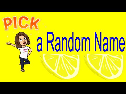 Wheel of Names...Random Name Selector