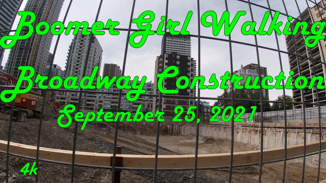 Broadway Avenue construction