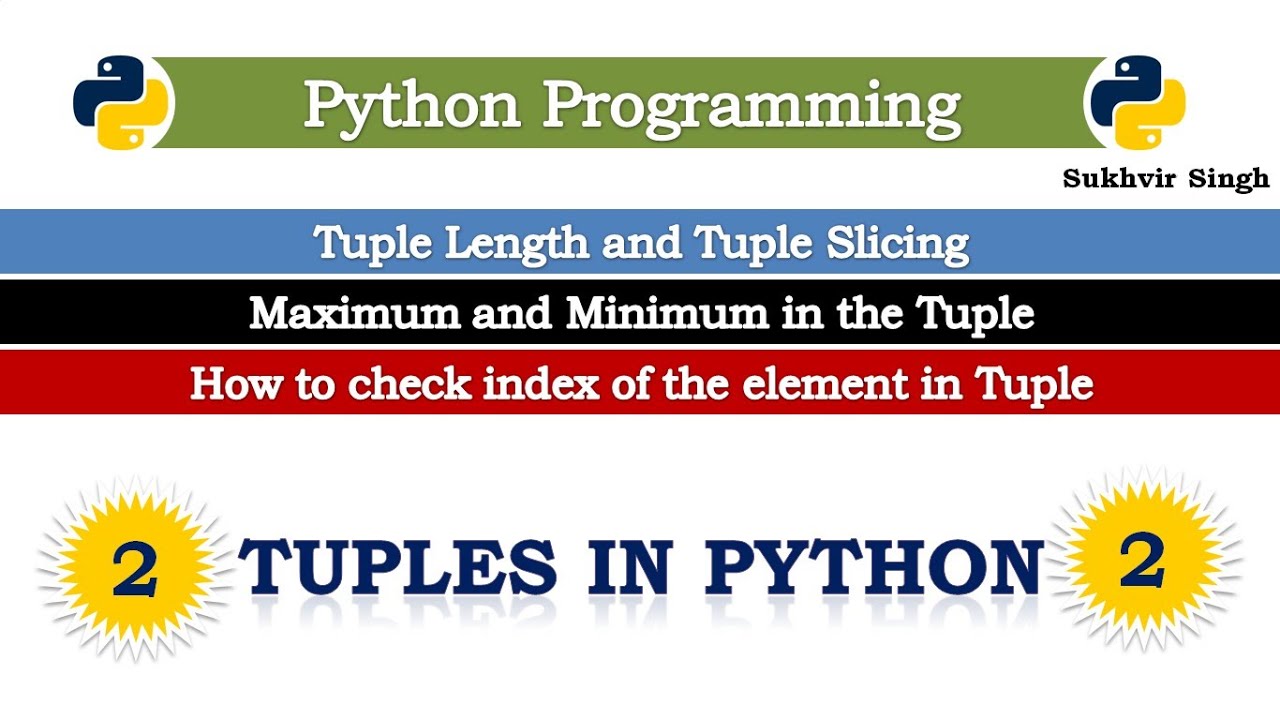 Python Data Structures : Tuples Part 2