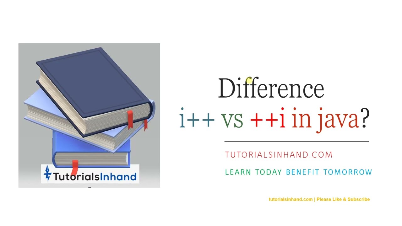 i++ vs ++i java | post increment and pre increment in java