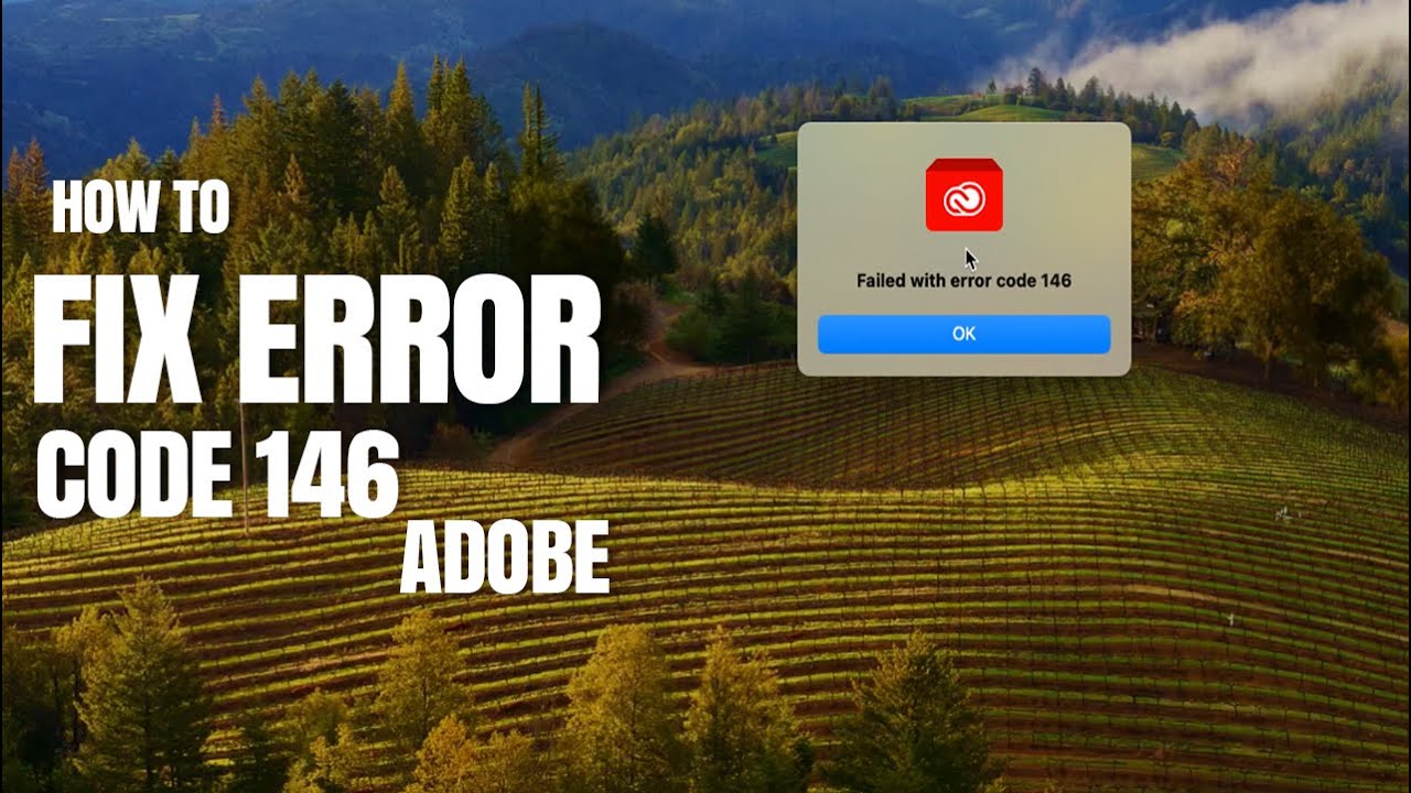 Adobe Installtion Error Code 146 Solution | Adobe Creative Cloud Mac os