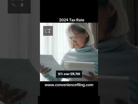 Tax Rates with Convenience Filing Inc