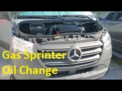 Oil Change Gas Sprinter, 2022 4 cylinder 2.0L Turbo gas.