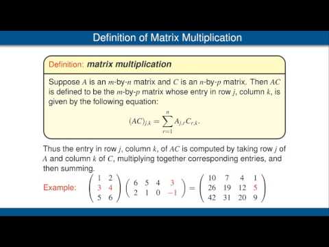Matrix Multiplication