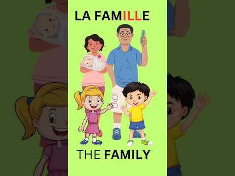 😮Who is in the family?🤔👨👩👦 ||Family members in French! 🌹#french #frenchforbeginner #learnfrench