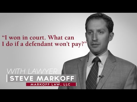 Ask A Lawyer: I won in court. What can I do if a defendant won't pay?