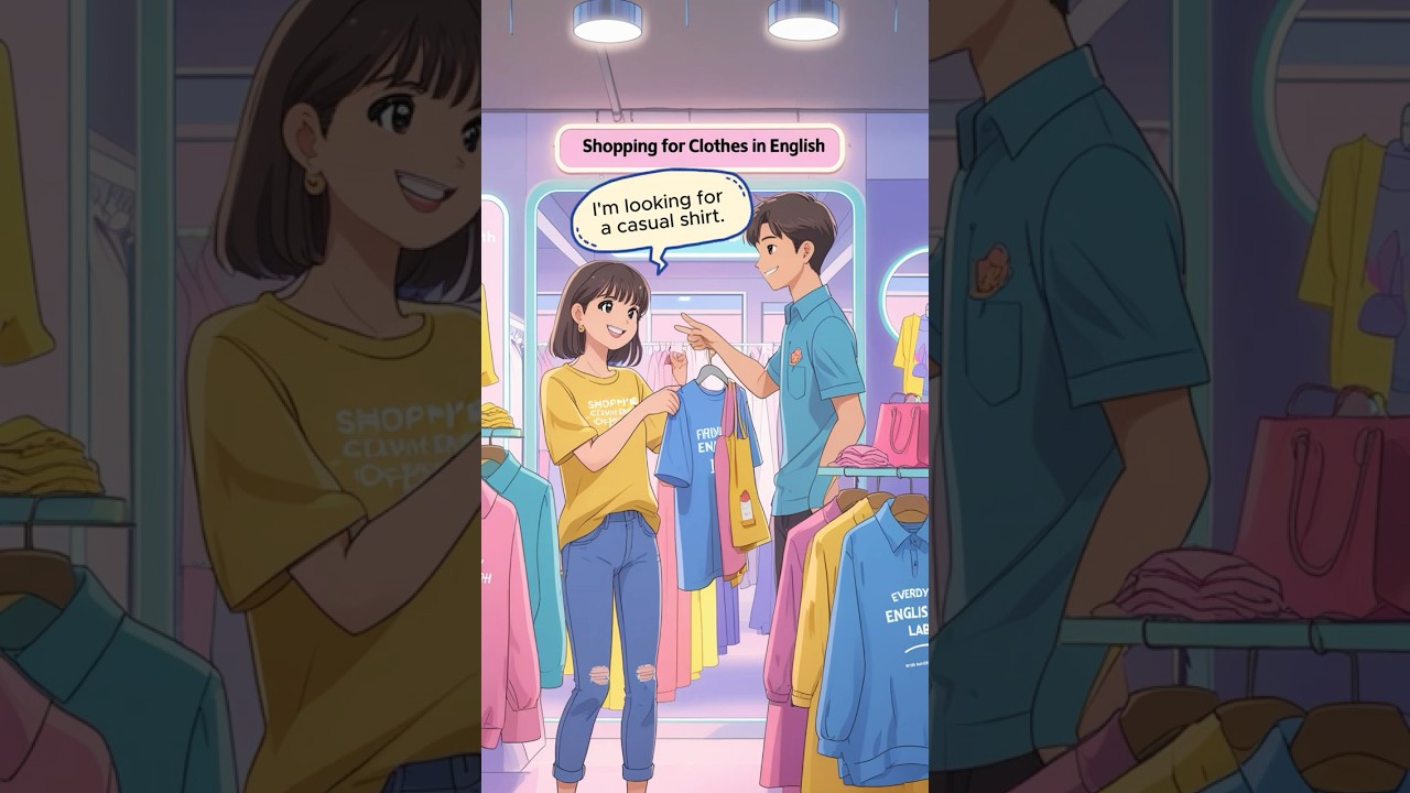 Shopping for Clothes | Simple English Conversation | Everyday English Lab