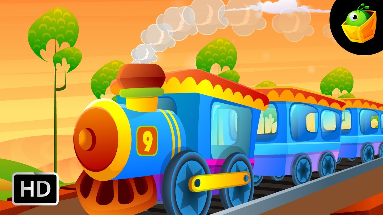 Engine Engine Number 9 - Animated Nursery Rhymes and Songs For Kids