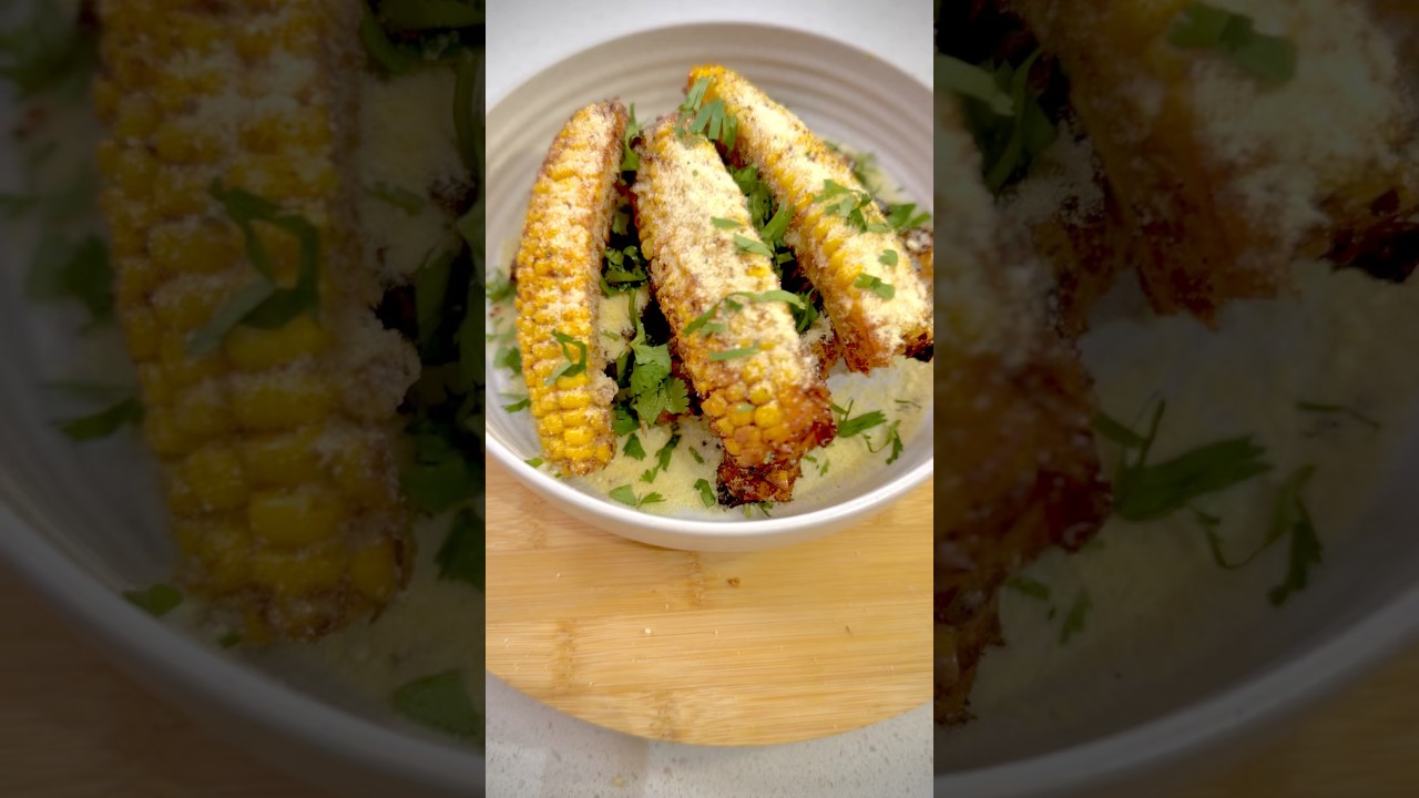 These Corn ribs are dangerously addictive 😳 Crispy Cheesy Corn That Hits Different 🌽✨   #cheflife