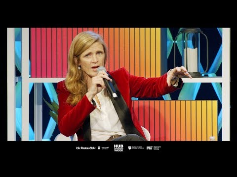 Samantha Power - The Future of U.S. Leadership - HUBweek 2018