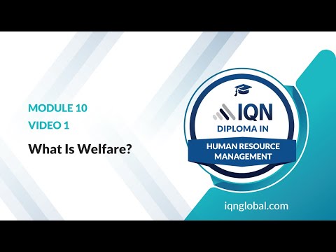 Module 10 - Video 1 - What is Welfare?