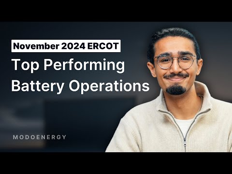 November 2024 ERCOT: Top Performing Battery Operations