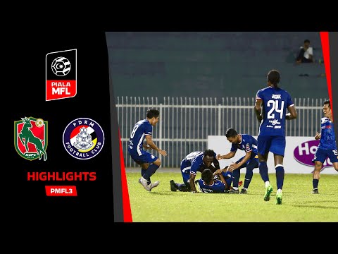Kelantan United FC 0-2 PDRM FC | Highlights Piala MFL 2023