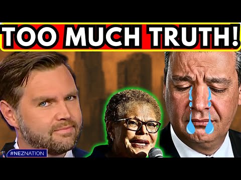 JD Vance BRINGS SANITY Back to California & Drives Karen Bass CRAZY!