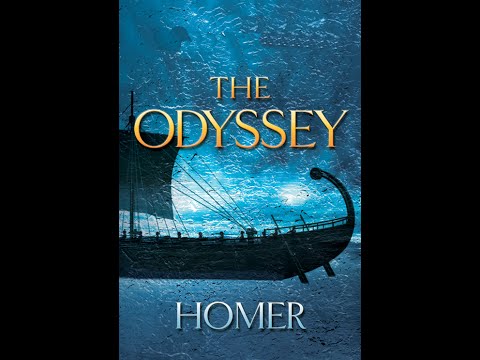 The Odyssey - famous epic poems written in the 18 Century BC by the great Greek poet, Homer.