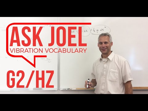 GRMS and G2/Hz Units | Vibration Signals #askjoel