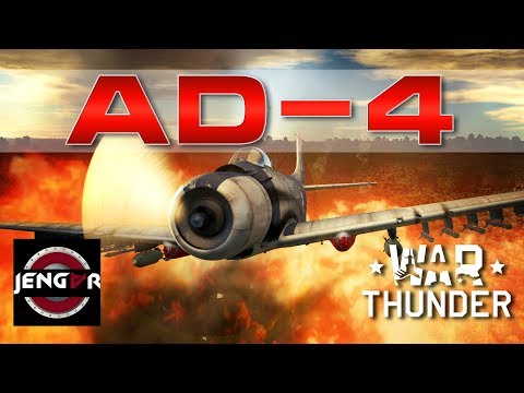 War Thunder Realistic: AD-4 Skyraider [Devastating!]