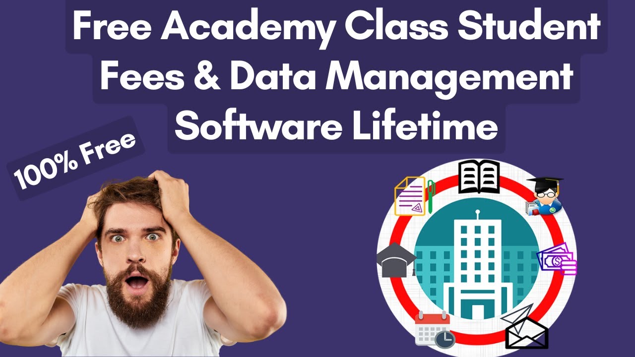 100% free academy, institute, and school management software offline lifetime free
