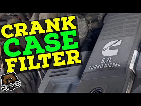 Ram Cummins 6.7 - How to Change the Crank Case Filter (CCV) & Reset "Preform Service" Message.