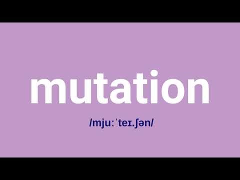 How to Pronounce "Mutation" in English