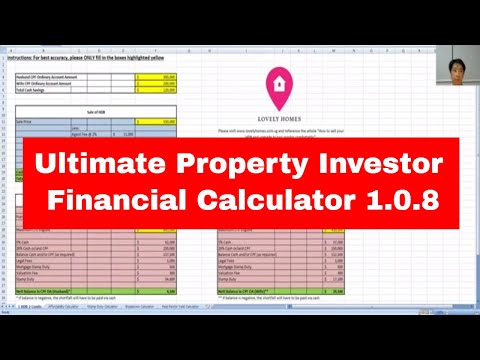 Ultimate Property Investor Financial Calculator 1.0.8 (Updated 29th April 2019)