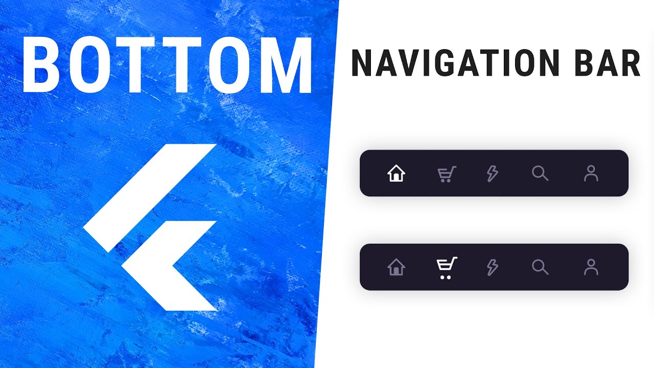 Flutter BottomNavigationBar Widget