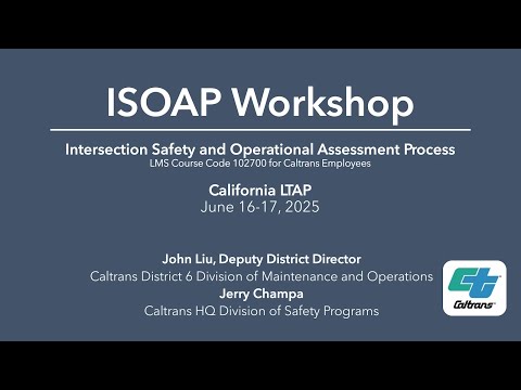 ISOAP 2-Day Workshop (Day 2)