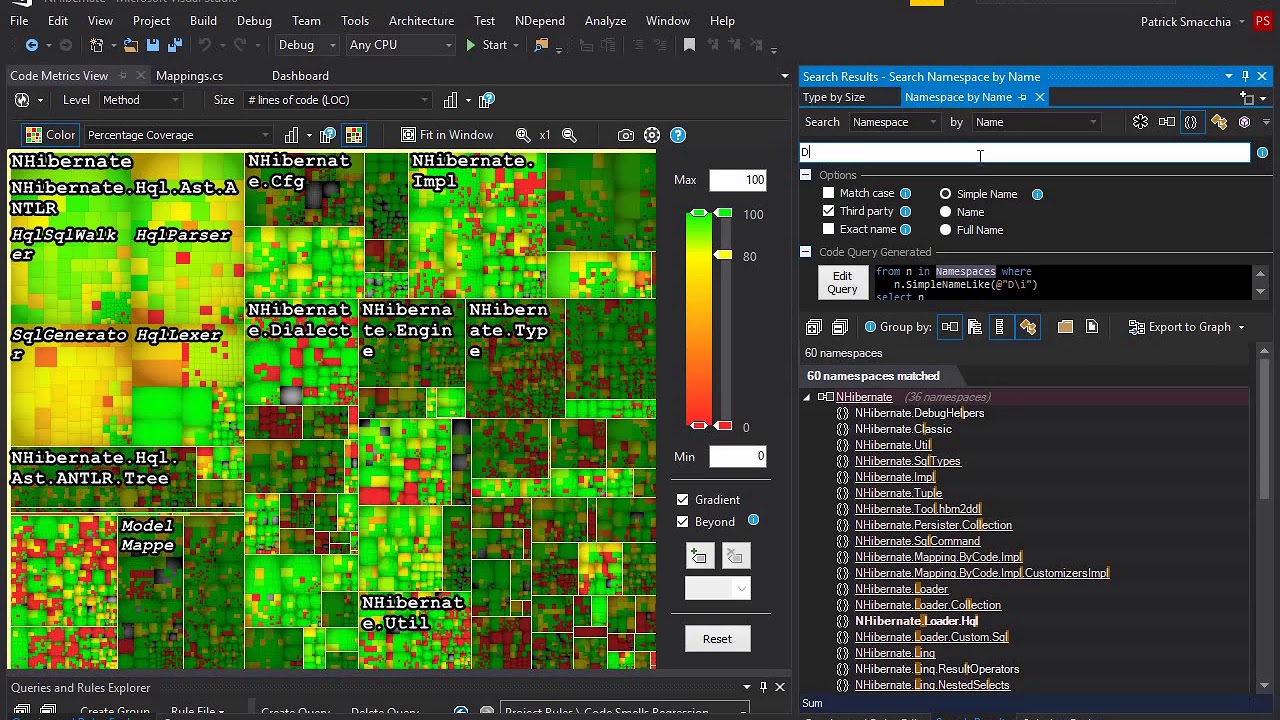 NDepend Code Metrics