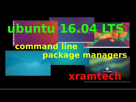 Ubuntu 16.04 - command line package managers