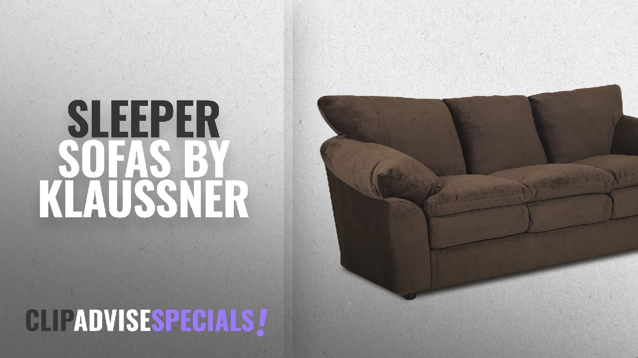 Top 5 Klaussner Sleeper Sofas [2018]: Klaussner Heights Sofa, Brown