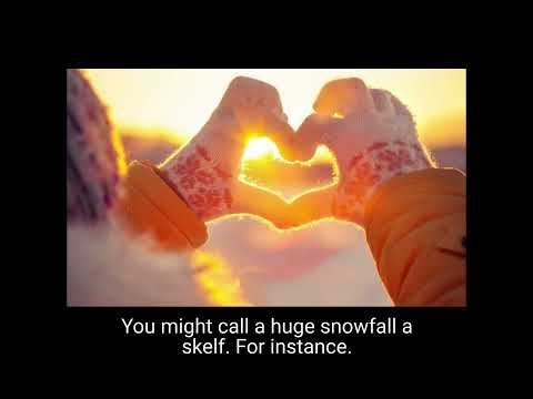 There are 421 words for snow in Scotland!??! #shorts