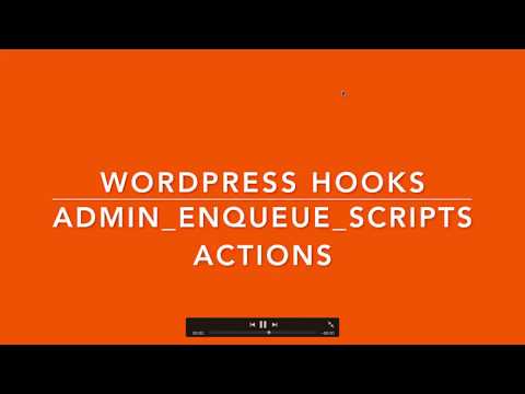 Learn WordPress Hooks Actions admin enqueue scripts Part 16 - Mind Luster
