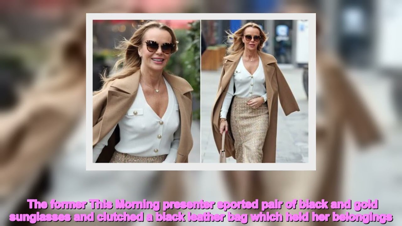Amanda Holden exposes ageless curves as she goes braless under skintight outfit