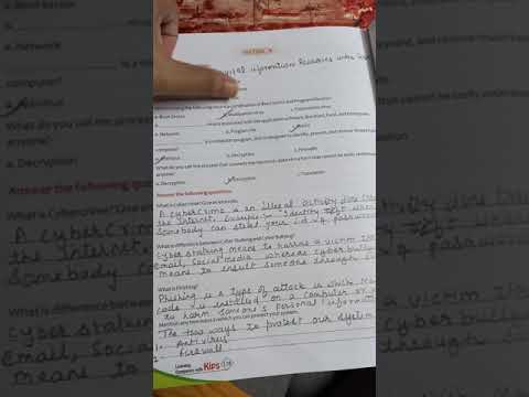 class 7th ch 10 CYBER SECURITY AND THREATS