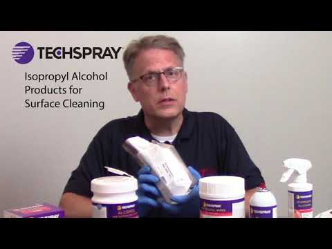 COVID Disinfecting with Techspray Isopropyl Alcohol (IPA) Products