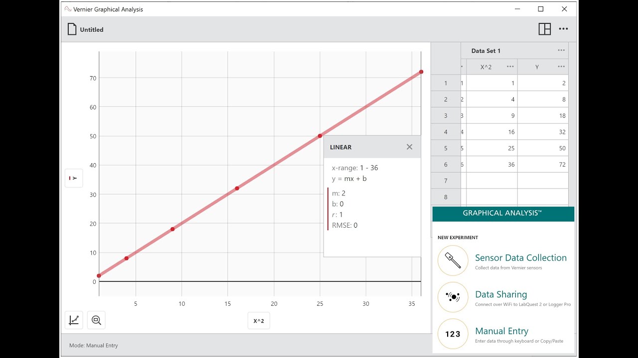 Creating a Calculated Column in Graphical Analysis v4.10