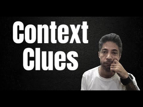 What is the meaning of 'CONTEXT CLUES' in English?